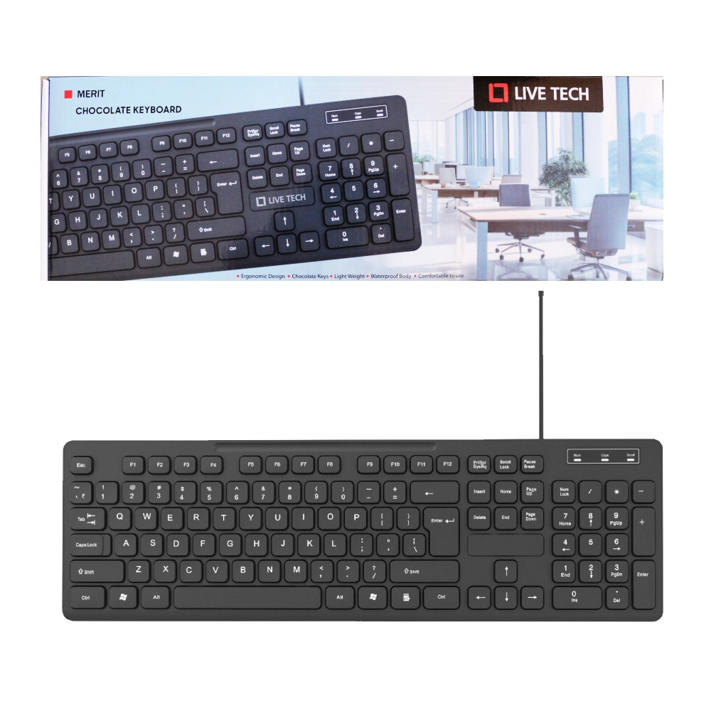 Keyboard | Mouse | Gamepad : LiveTech USB Keyboard Chiklet ...